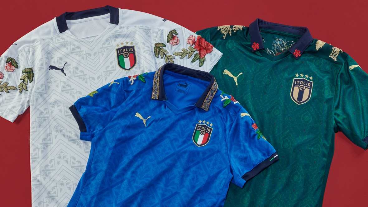 PUMA unveils customised Italy jerseys in tribute of Italian Culture