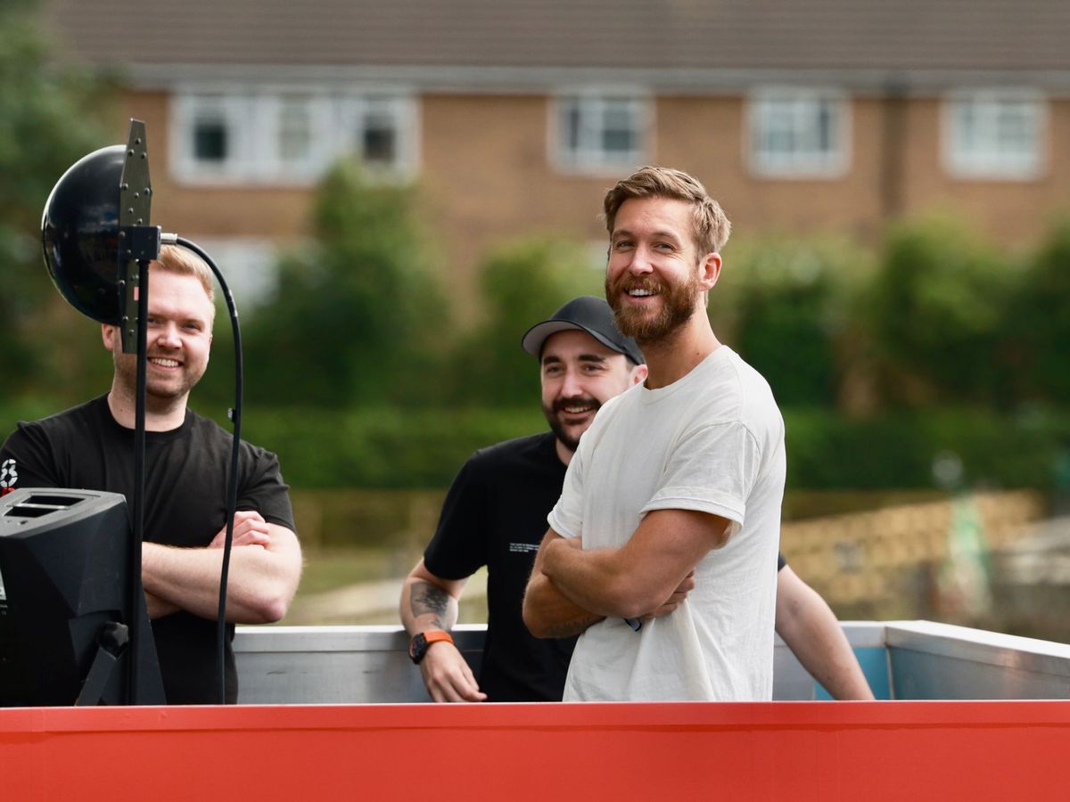 Calvin Harris, special guest at Liverpool trophy parade